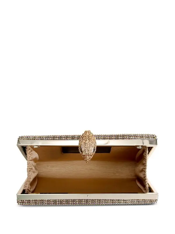 Kurt Geiger Crystal Kensington Clutch Bag - Brown