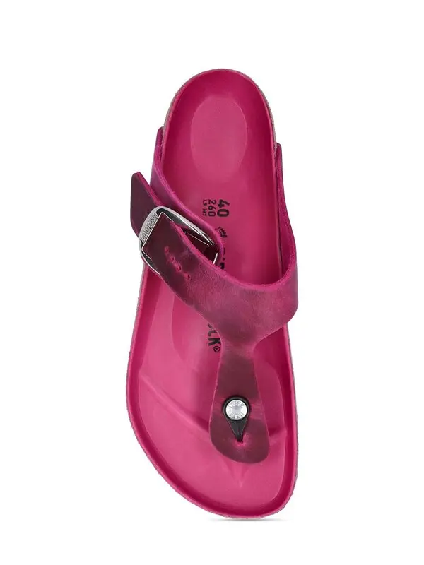 BIRKENSTOCK Gizeh Python Microfiber Sandals