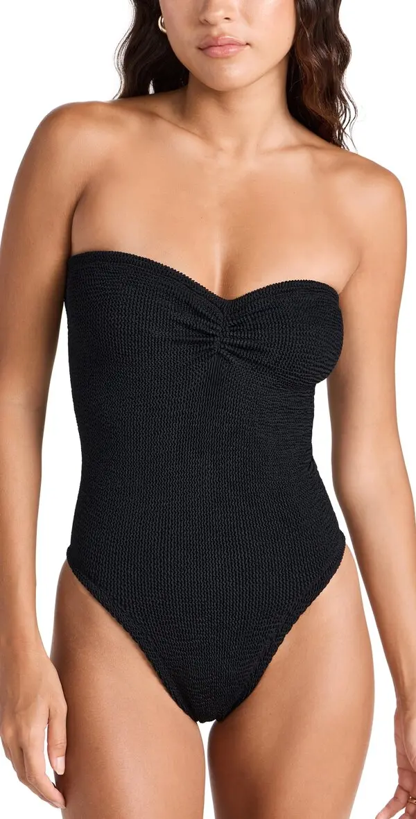 Hunza G Brooke One-piece Swimsuit - Black