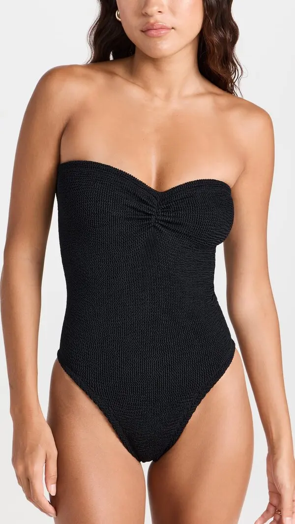 Hunza G Brooke One-piece Swimsuit - Black