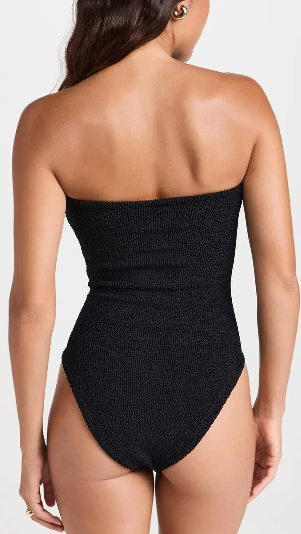 Hunza G Brooke One-piece Swimsuit - Black