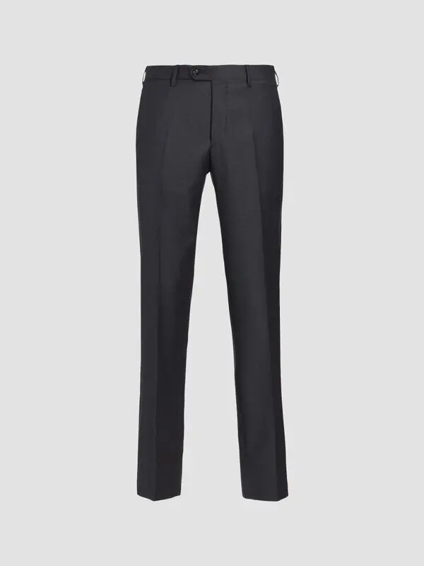 Giorgio Armani Ga Wool Trousers - Charcoal