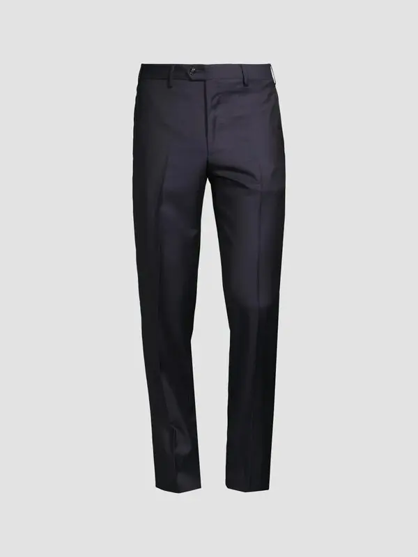 Giorgio Armani Ga Wool Trousers - Navy