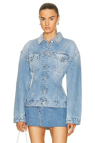 Acne Studios Denim Jacket In Blue