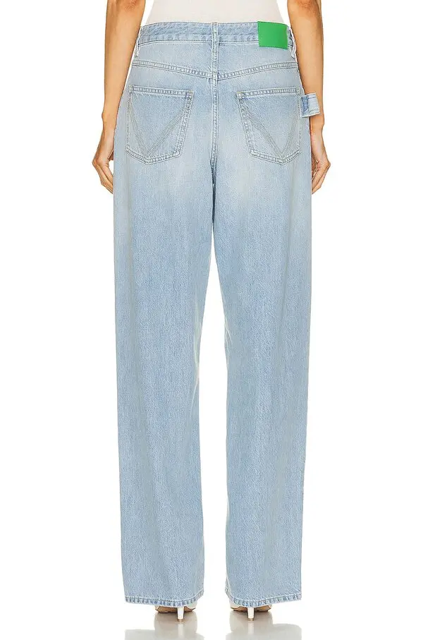 Bottega Veneta Wide Leg Jeans - Light Bleach