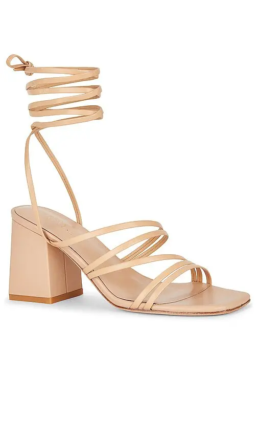 Raye Saorise Strappy Block Heel Sandals - Nude