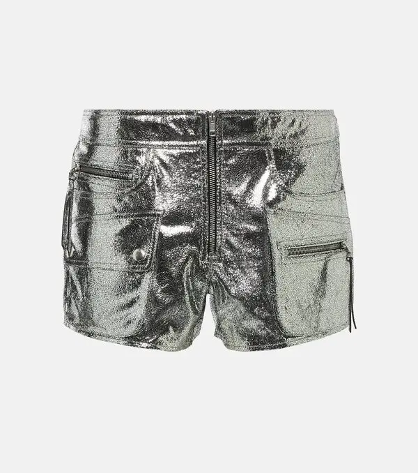 Isabel Marant Étoile Coria Low-rise Leather Shorts