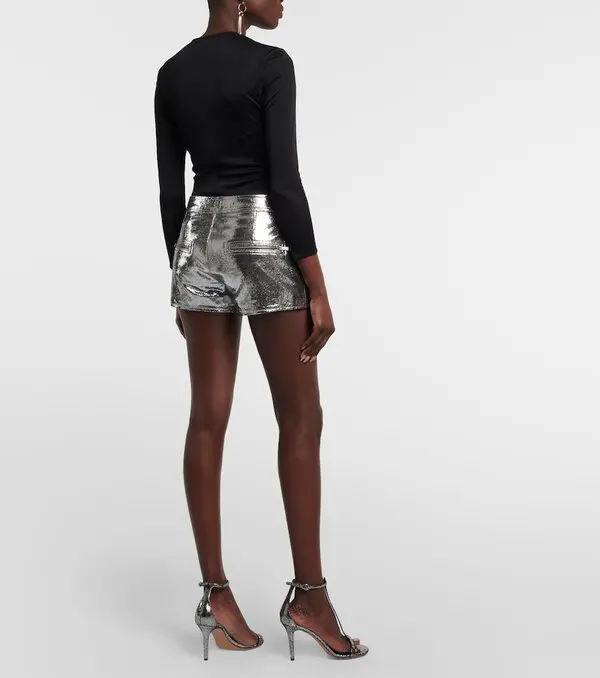 Isabel Marant Étoile Coria Low-rise Leather Shorts
