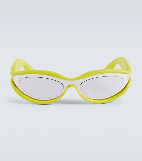 Bottega Veneta Hem Cat-eye Sunglasses - Yellow