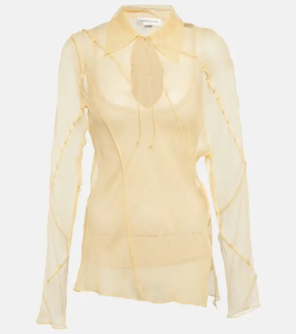 Victoria Beckham Crêpe De Chine Blouse
