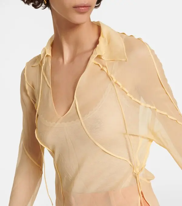 Victoria Beckham Crêpe De Chine Blouse
