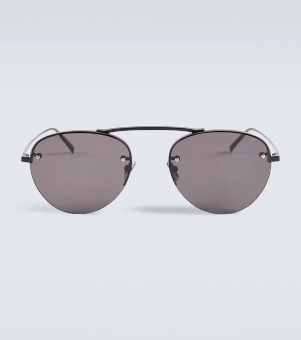 Saint Laurent Aviator Sunglasses - Black