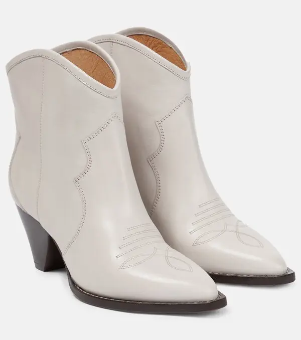 Isabel Marant Étoile Darizo Leather Cowboy Boots