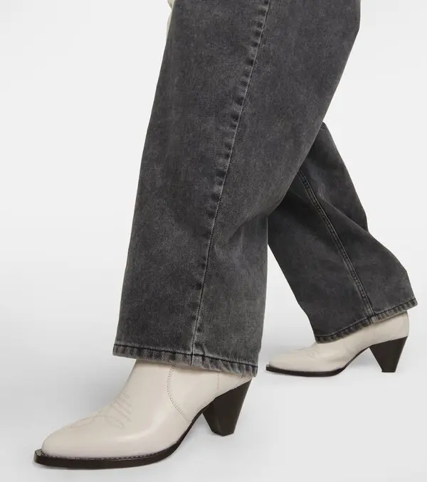 Isabel Marant Étoile Darizo Leather Cowboy Boots
