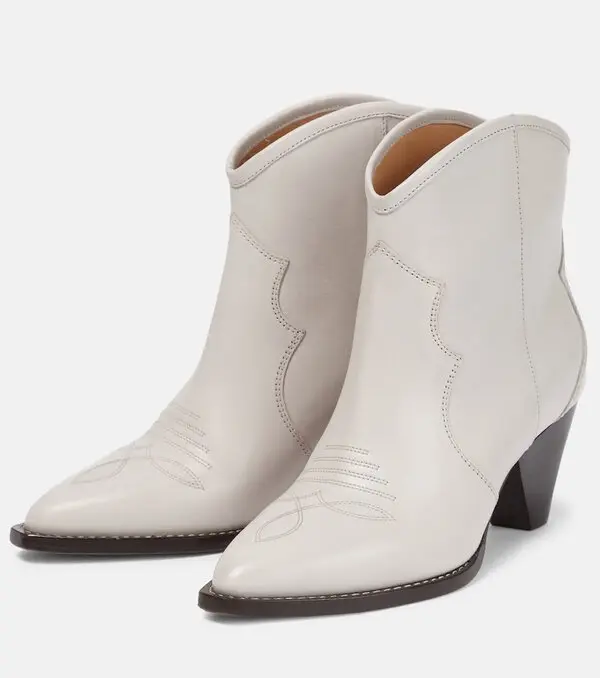 Isabel Marant Étoile Darizo Leather Cowboy Boots