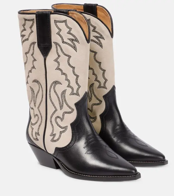 Isabel Marant Duerto Leather Cowboy Boots
