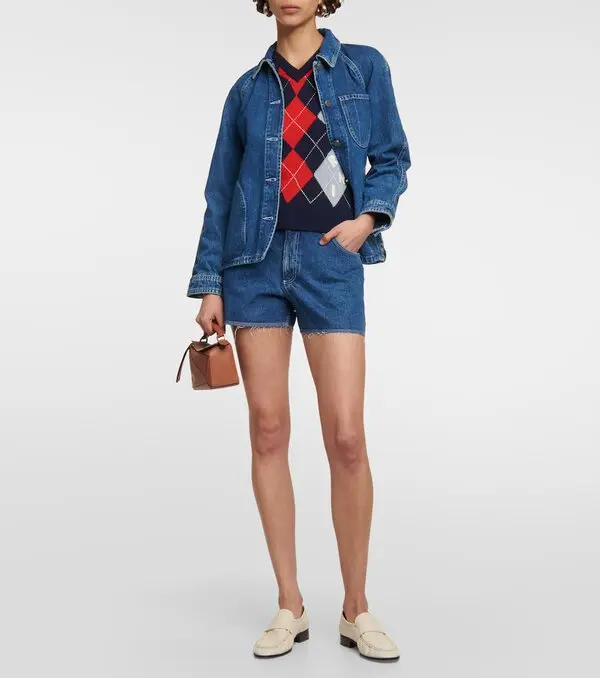 A.p.c. Johnny Mid-rise Denim Shorts