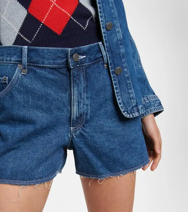 A.p.c. Johnny Mid-rise Denim Shorts
