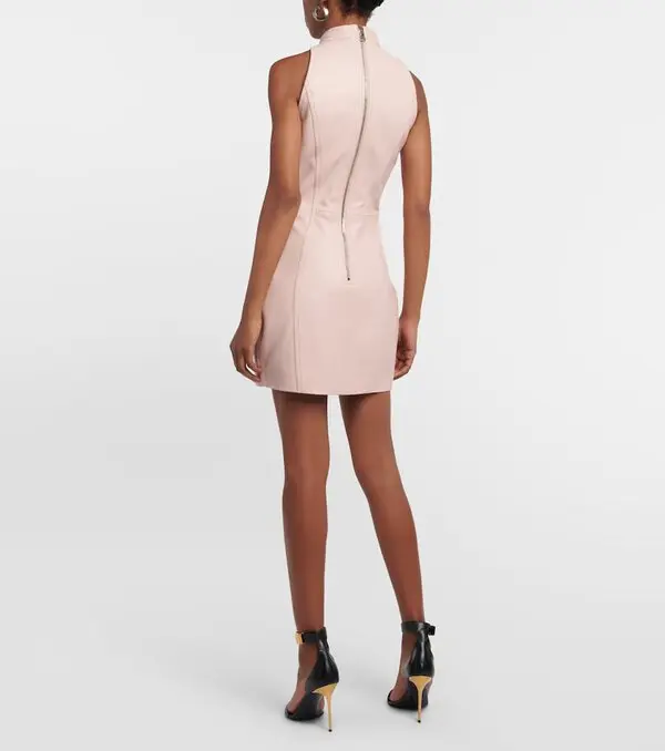 chinese dress ladies BALMAIN Short Lace-up Dress  Petite Chrie