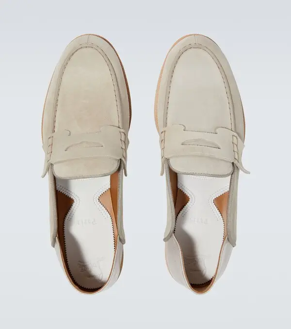 Christian Louboutin Penny No Back Loafers - Neutrals  display picture 1