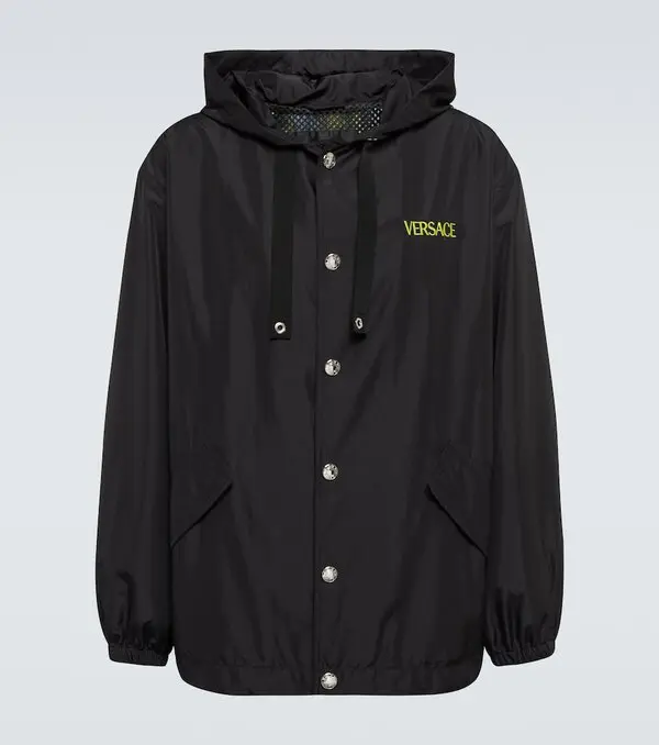 Versace La Maschere Printed Jacket - Black