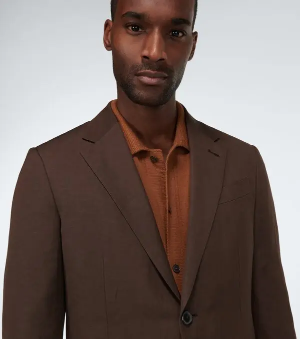 Zegna Wool And Linen Suit
