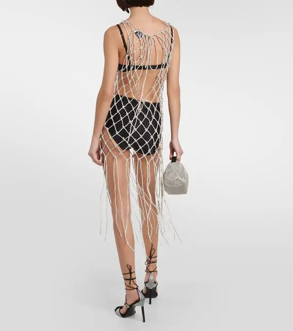 Giuseppe Di Morabito Crystal-embellished Mini Dress
