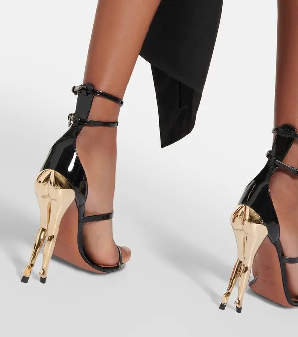 Alaïa Cabaret Patent Leather Sandals
