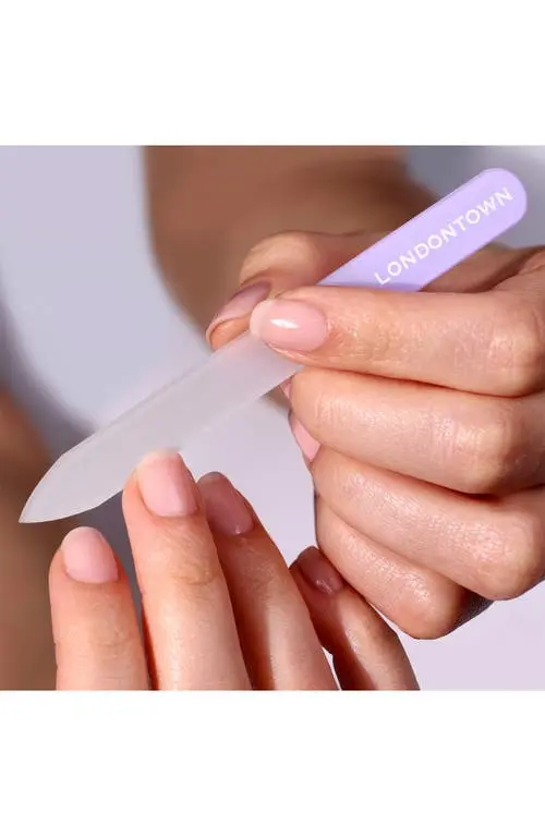 LONDONTOWN Glass Nail File - Purple
