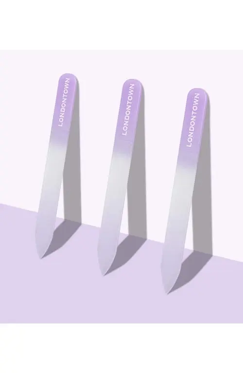LONDONTOWN Glass Nail File - Purple