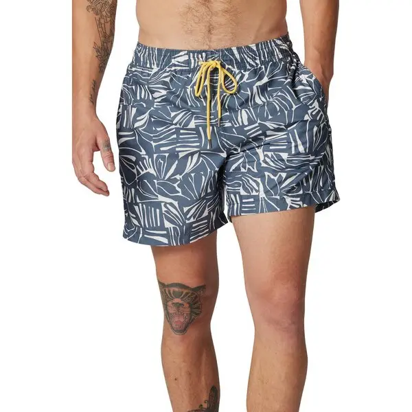 Rodd & Gunn Hans Island Swim Trunks - Bluestone