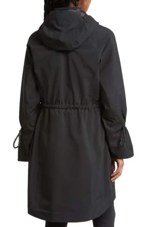 LOLE Piper Waterproof Oversized Rain Jacket - Black Beauty