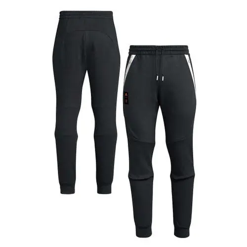 Adidas Charcoal Houston Dynamo Fc 2023 Player Club Travel Pants - Black