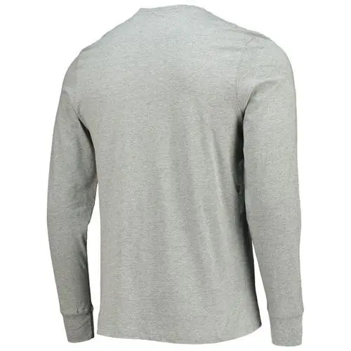 '47 Heathered Gray Washington Commanders Traction Super Rival Long Sleeve T-shirt