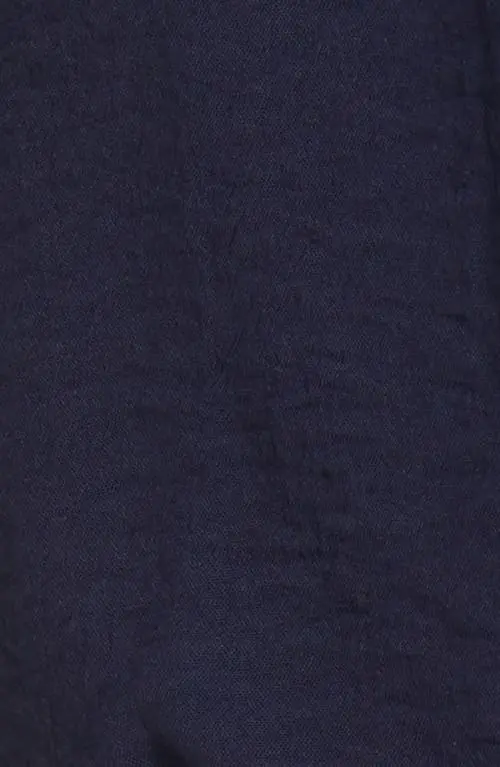 Fraiche By J Surplice Flutter Sleeve Romper - Navy