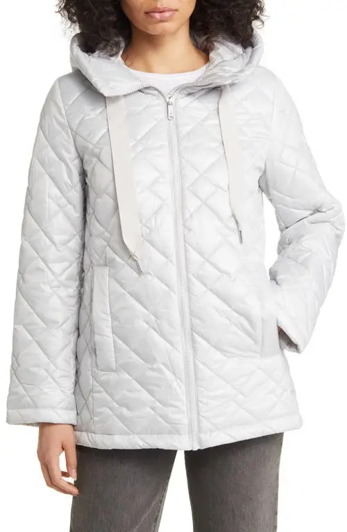 Sam Edelman Hooded Water Repellent Quilted Puffer Jacket