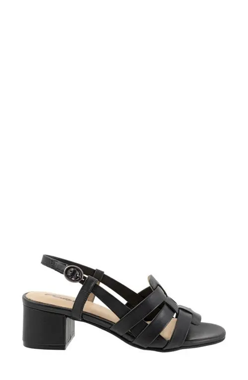 Trotters Luna Slingback Sandal - Black