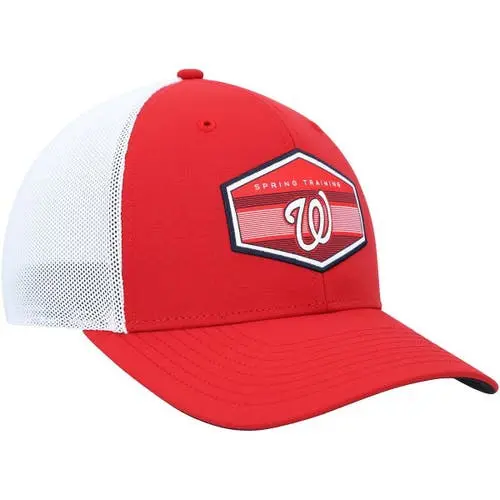 '47 White Washington Nationals Spring Training Burgess Trucker Adjustable Hat