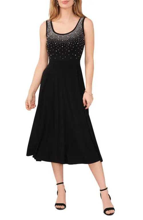 Chaus Embellished Fit & Flare Dress