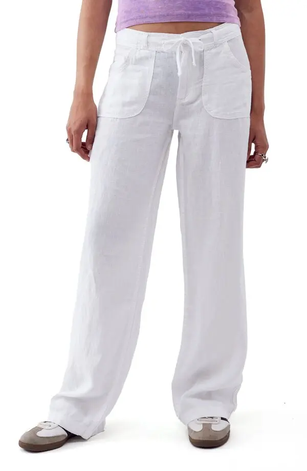 BDG URBAN OUTFITTERS Straight Leg Linen Pants
