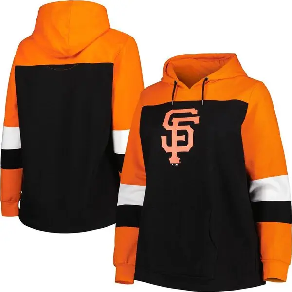 Profile San Francisco Giants Colorblock Pullover Hoodie