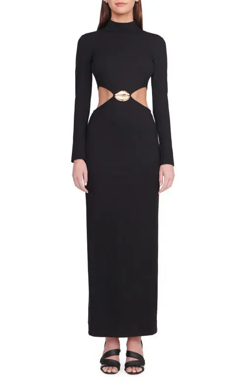 long sleeve 1950s dress JILL- long sleeve 1950s pencil dress with contrast trim & buttons –  heartmycloset main image 0