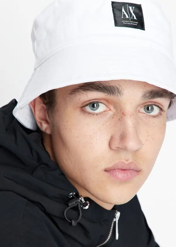 Armani Exchange Bucket Hats 100% Cotton