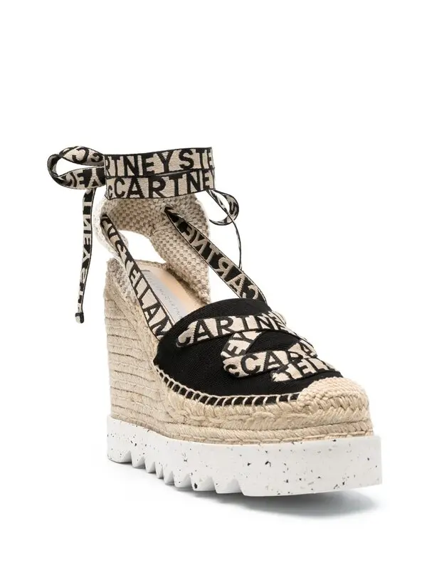 Stella McCartney 140mm Gaia Espadrilles - Black