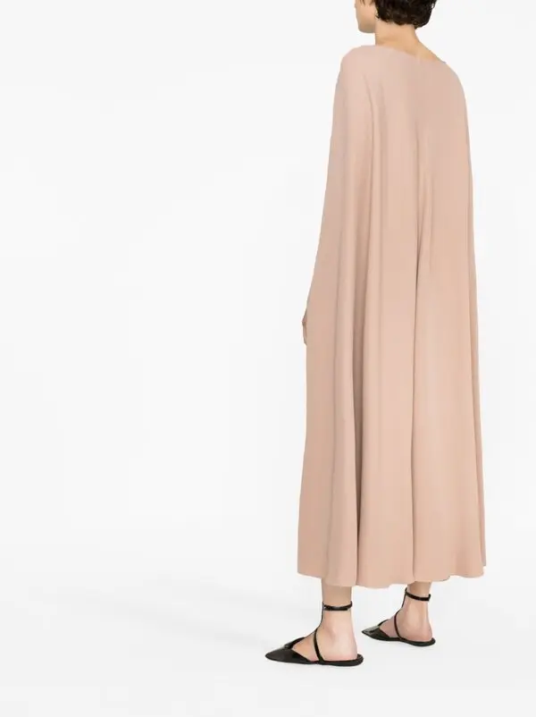 Valentino Garavani Cut-out Detail Cape Dress