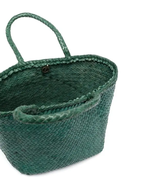 Dragon Diffusion Grace Basket Small Tote Bag - Green