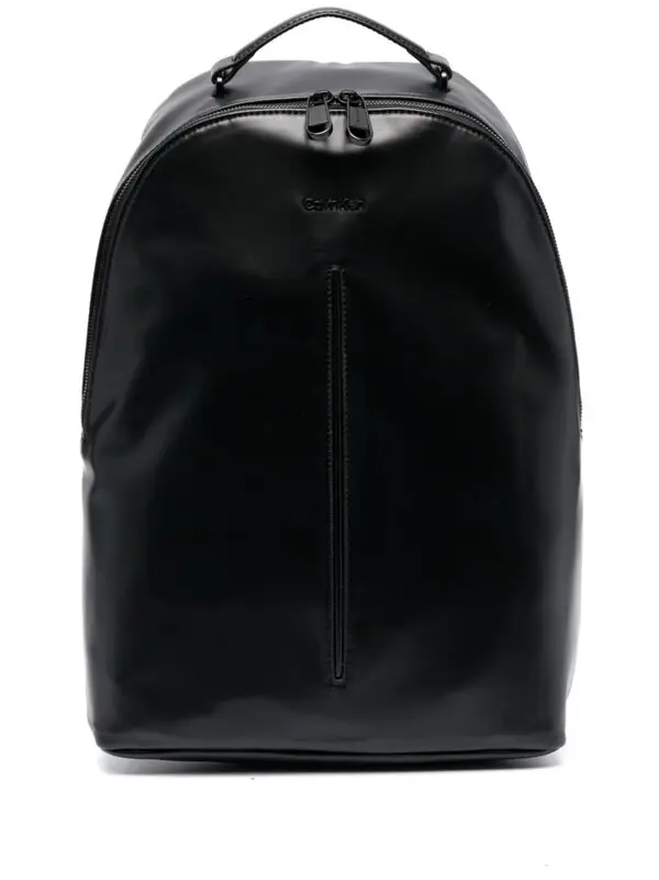 Calvin Klein Embossed-logo Backpack - Black