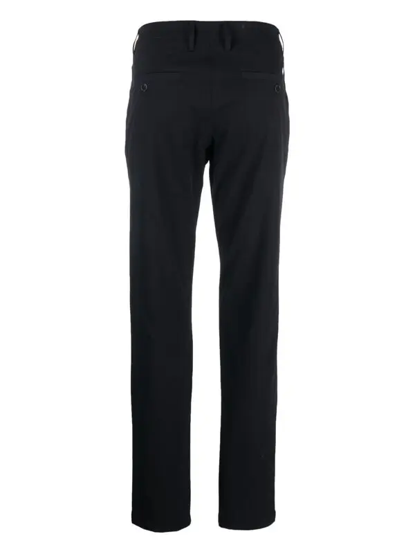 Armani Exchange Mid-rise Tapered Trousers - Blue