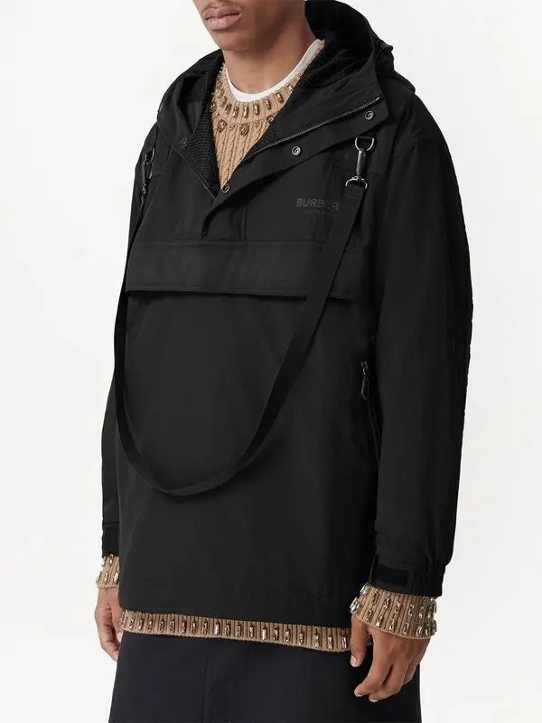 Burberry Logo-print Oversized Windbreaker