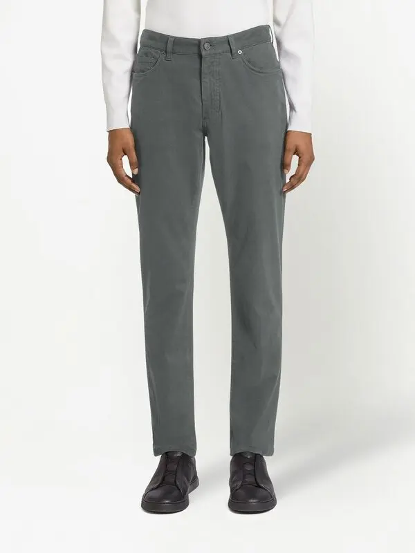 Zegna Roccia Slim-fit Jeans - Grey